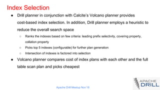 Accelerating SQL queries in NoSQL Databases using Apache Drill and Secondary Indexes | PDF