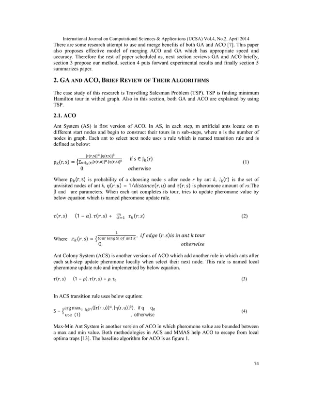 Accelerating the ant colony optimization by | PDF | Genetics | Science