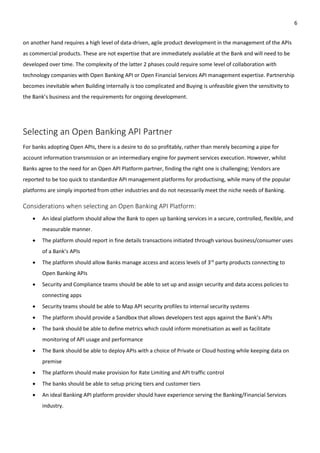 Accelerating the Open Banking API Journey | PDF | Internet | Computing