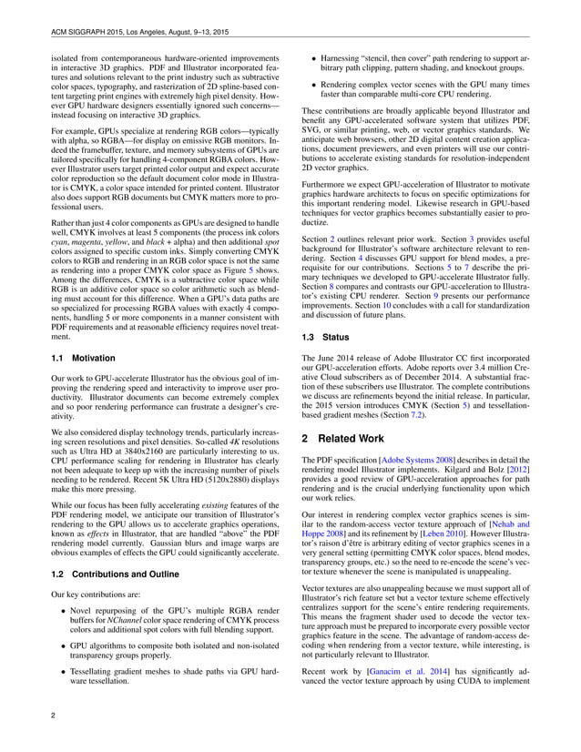 Accelerating Vector Graphics Rendering using the Graphics Hardware Pipeline | PDF
