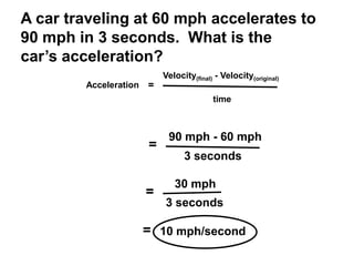 Acceleration | PPTX