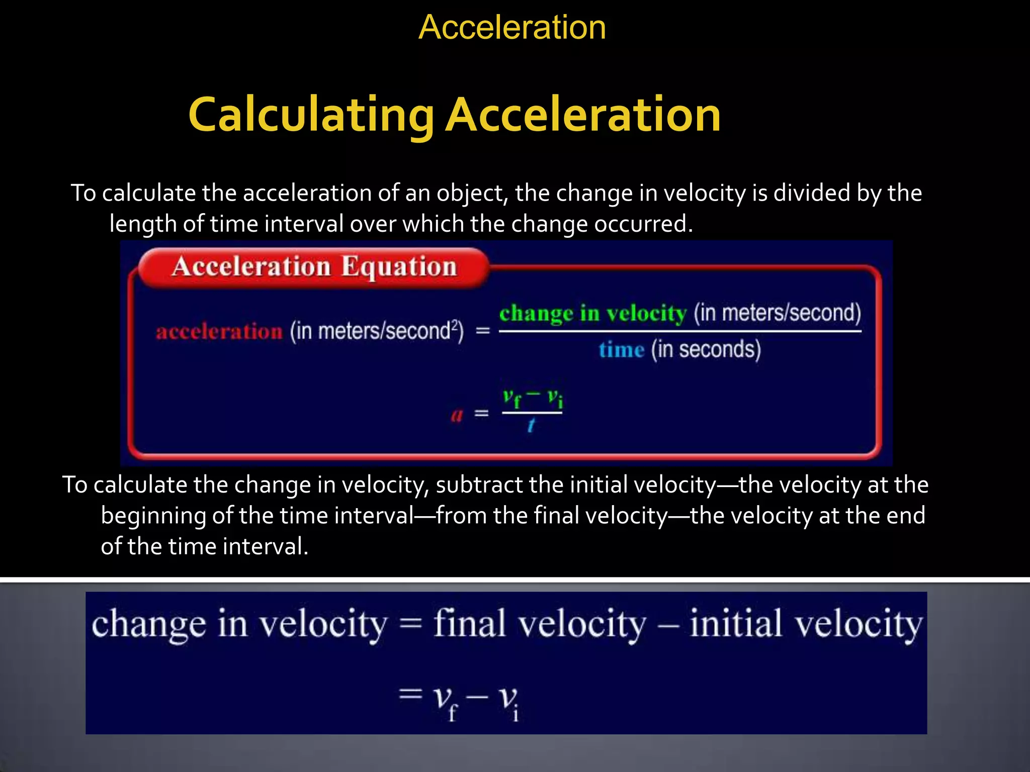 Acceleration | PPTX