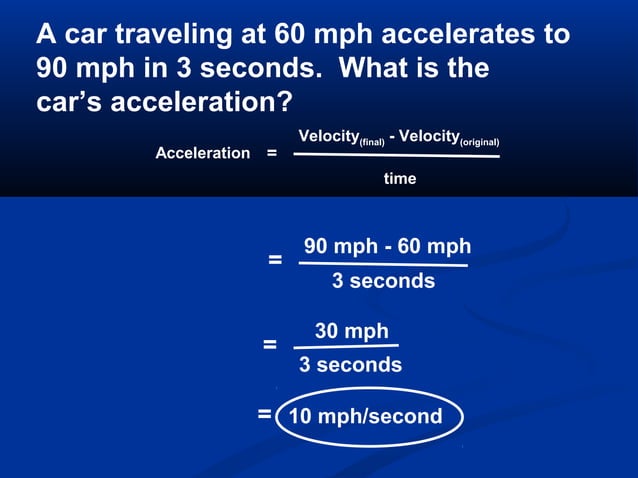 Acceleration | PPT