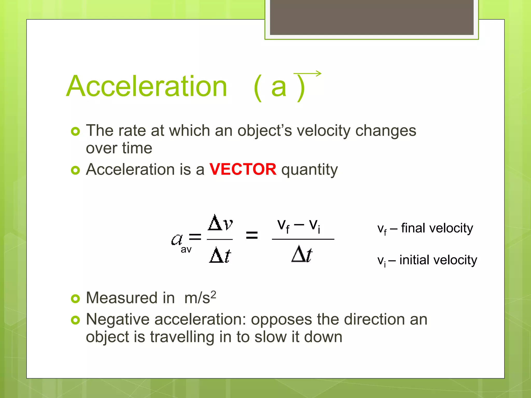 Acceleration | PPTX
