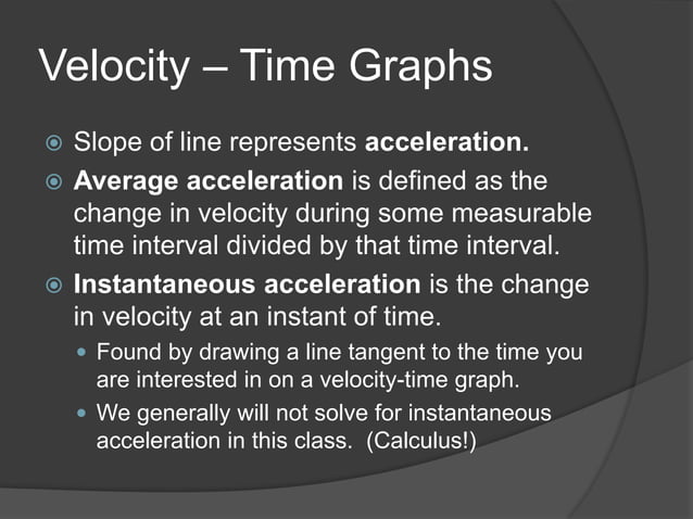 acceleration.ppt