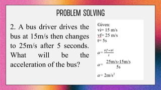 Acceleration (Detailed Lesson Plan) by Mark Anthony Bajada | PPTX