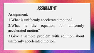 Acceleration (Detailed Lesson Plan) by Mark Anthony Bajada | PPTX