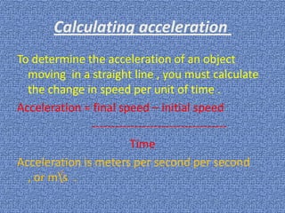 Acceleration ( 1 ) | PPT