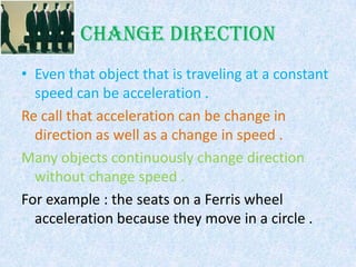 Acceleration ( 1 ) | PPT