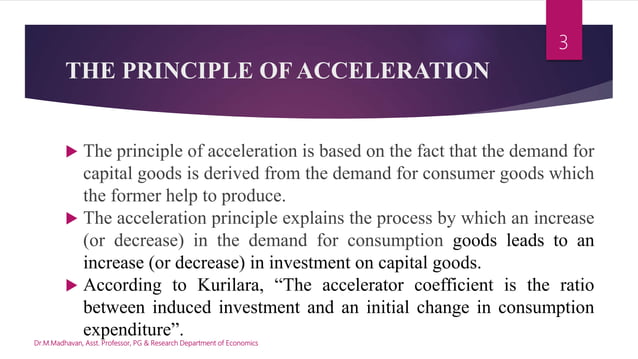 ACCELERATOR THEORY OF INVESTMENT | PPTX | Stocks and Bonds | Personal ...