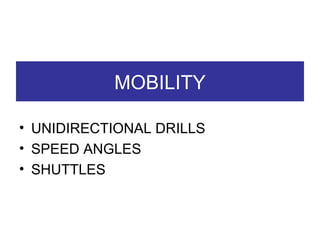 Acceleration, Agility Mobility | PPT