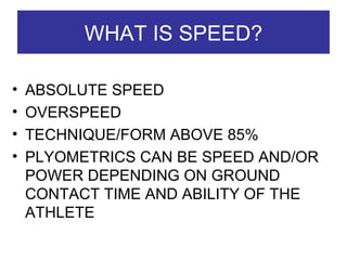 Acceleration, Agility Mobility | PPT