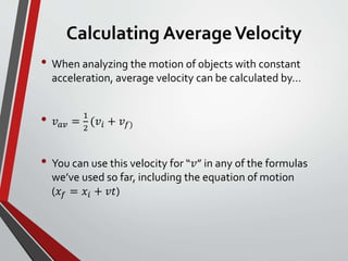 Acceleration | PPTX