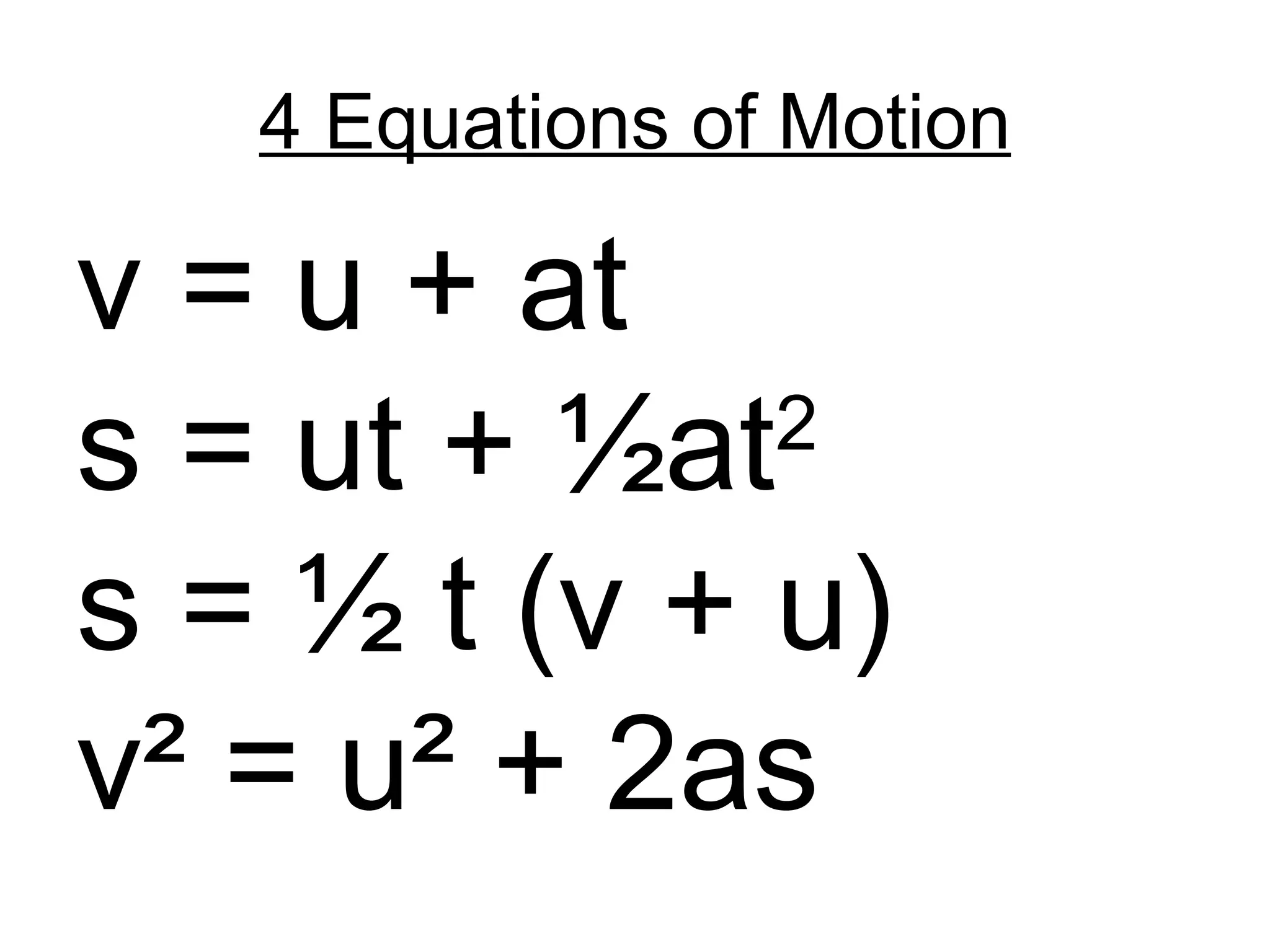 Acceleration And Equations Of Motion 2 | PPT