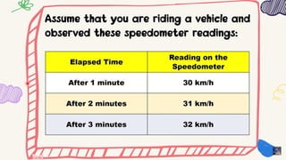 Acceleration and UAM.pptx for grade 9 students | PPTX