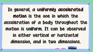 Acceleration and UAM.pptx for grade 9 students | PPTX
