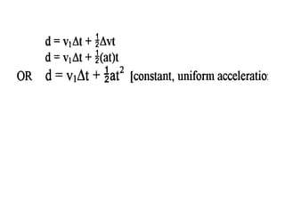 Acceleration Derivations | PDF