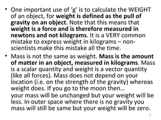 Acceleration due to gravity | PPT