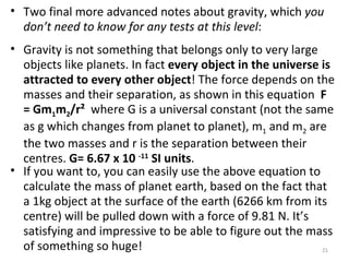 Acceleration due to gravity | PPT