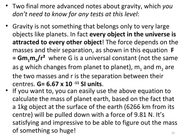 Acceleration due to gravity | PPT | Geology | Science
