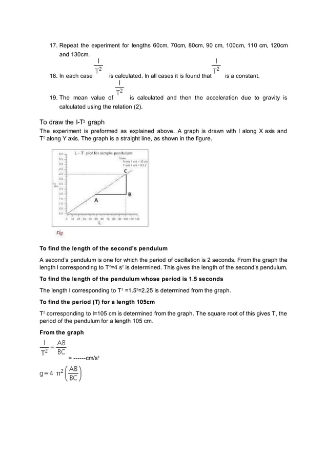 Acceleration due to gravity | PDF