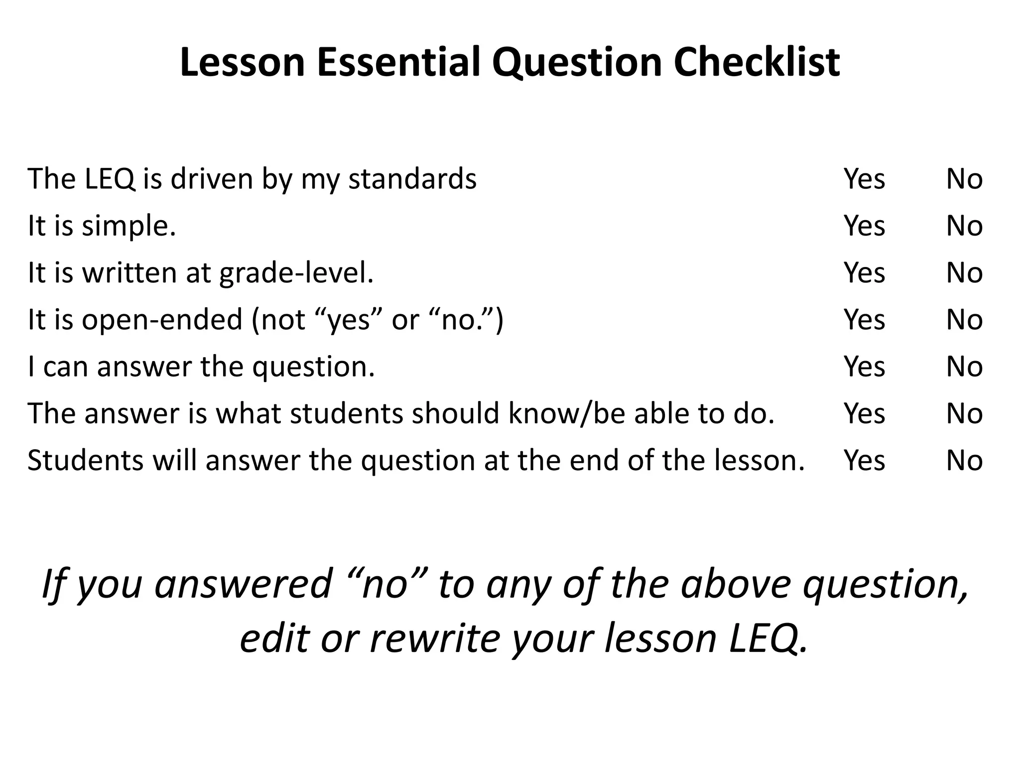 Acceleration Lesson Plan Checklist | PPT