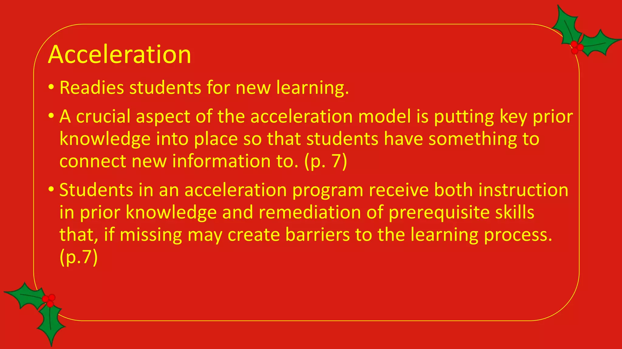 Acceleration model pd | PPTX