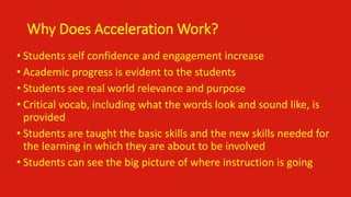 Acceleration model pd | PPTX