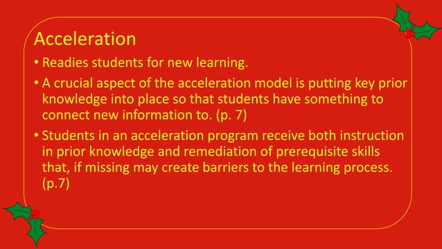 Acceleration model pd | PPTX
