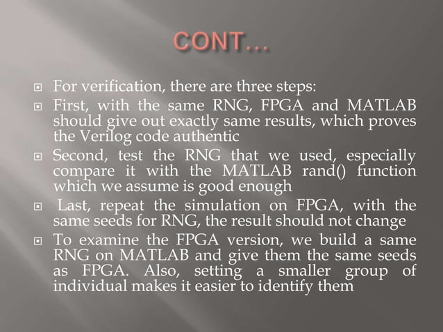 Acceleration Of Stochastic Algorithm On Fpga System Ppt
