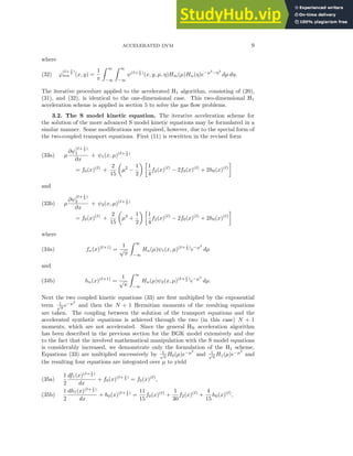 Acceleration Schemes Of The Discrete Velocity Method Gaseous Flows In ...