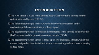 Accelerator pedal position sensor | PPTX