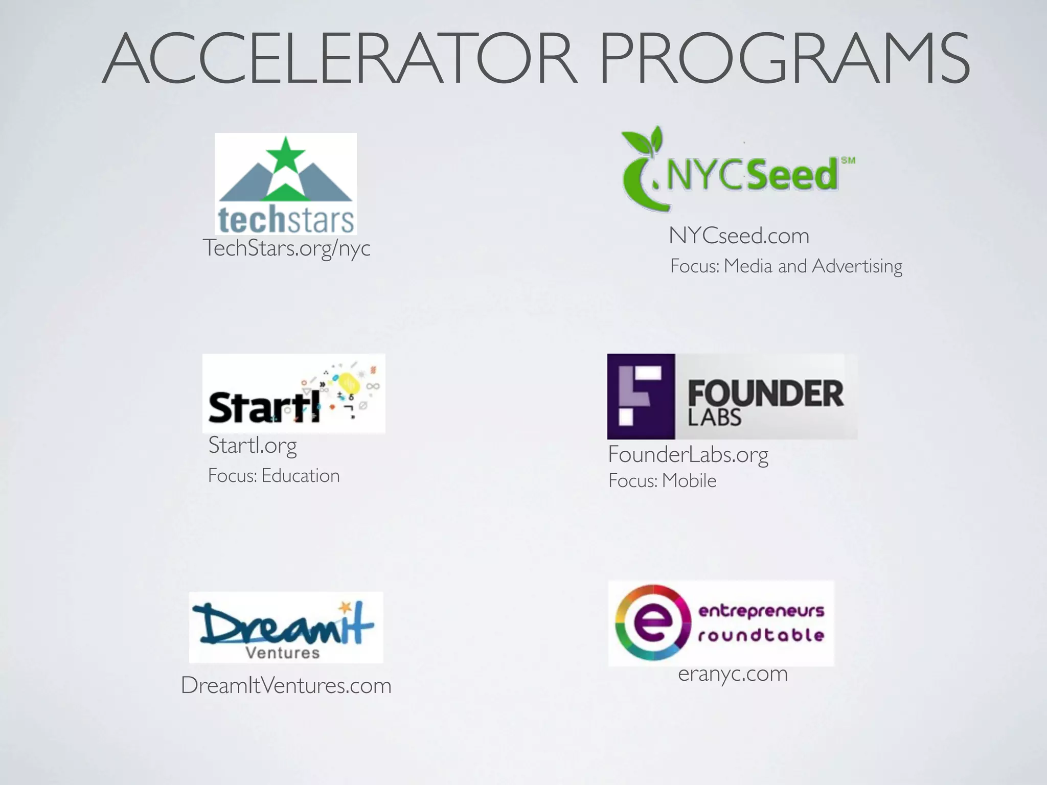 Accelerator programs | PPT