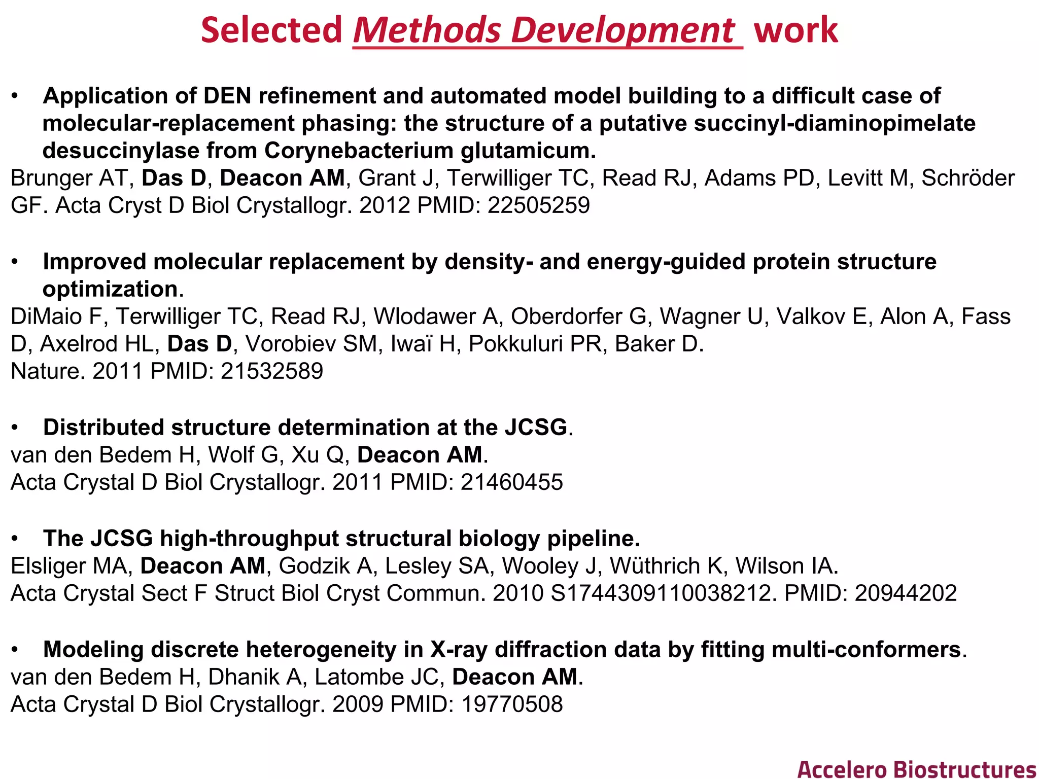 Accelero bio founderswork_031717 | PPT