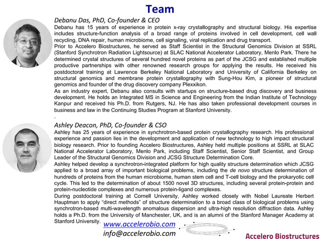 Accelero bio founderswork_031717 | PPT