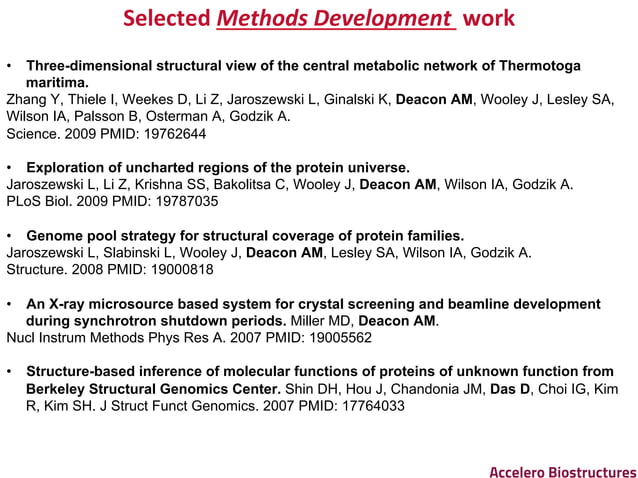 Accelero bio founderswork_031717 | PPT