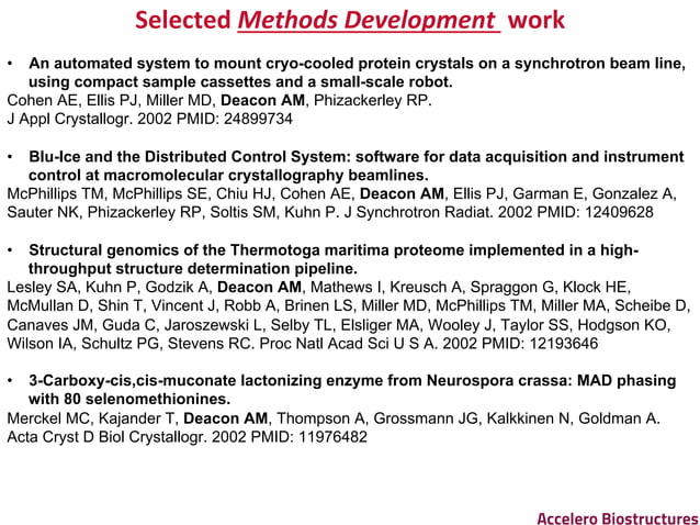 Accelero bio founderswork_031717 | PPT