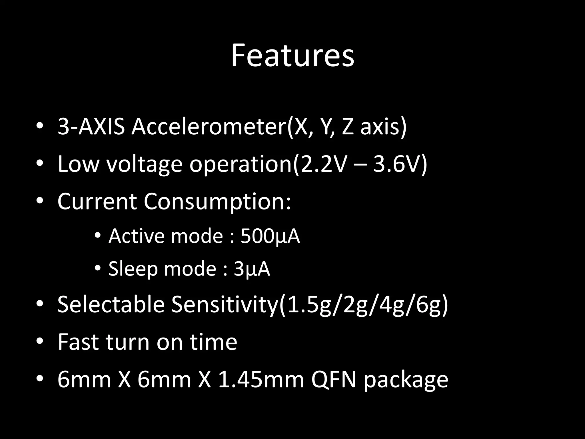 Accelerometer Pptx Consumer Electronics Technology And Computing