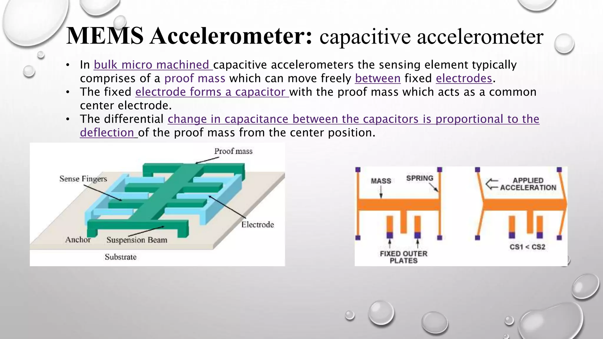 Accelerometer Mems Sensor Pptx Physics Science