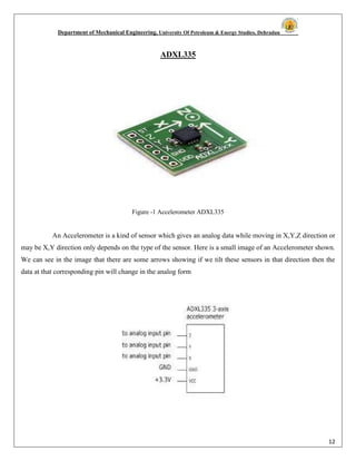 Accelerometer controlled robot | PDF