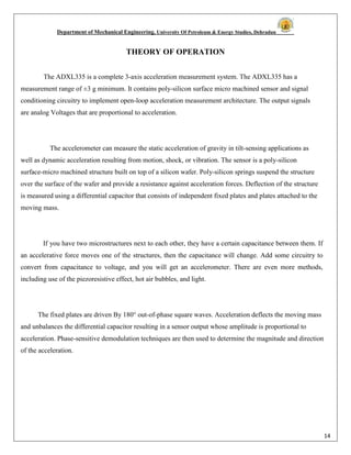 Accelerometer controlled robot | PDF