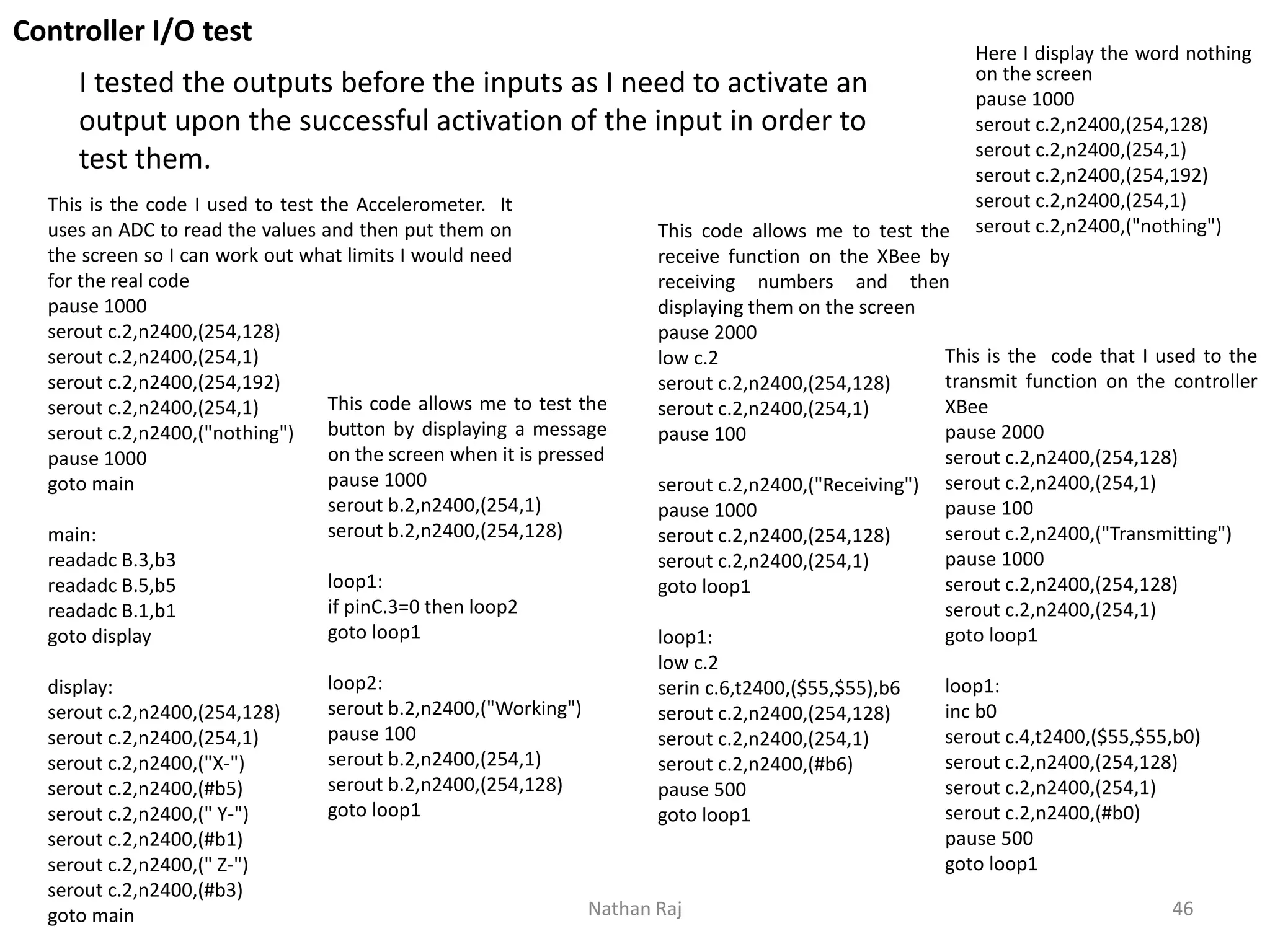 Accelerometer Controller Robot | PPT
