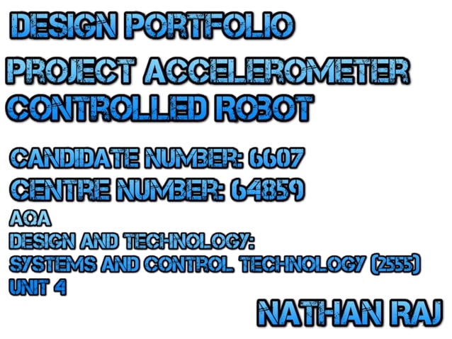 Accelerometer Controller Robot | PPT