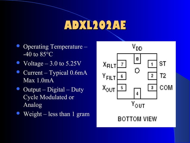 Accelerometers | PPT | Physics | Science