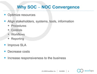 AccelOps & SOC-NOC Convergence | PPT