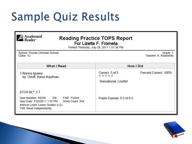 Accelerated Reader Tutorial | PPSX