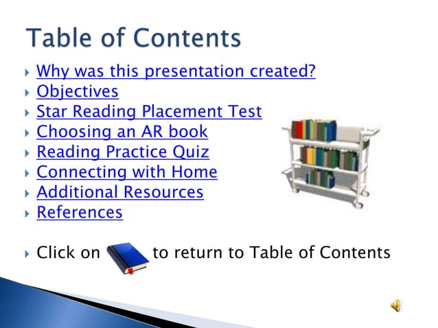 Accelerated Reader Tutorial | PPSX