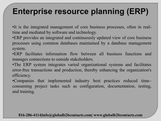 Accelrys erp technology users list | PPTX