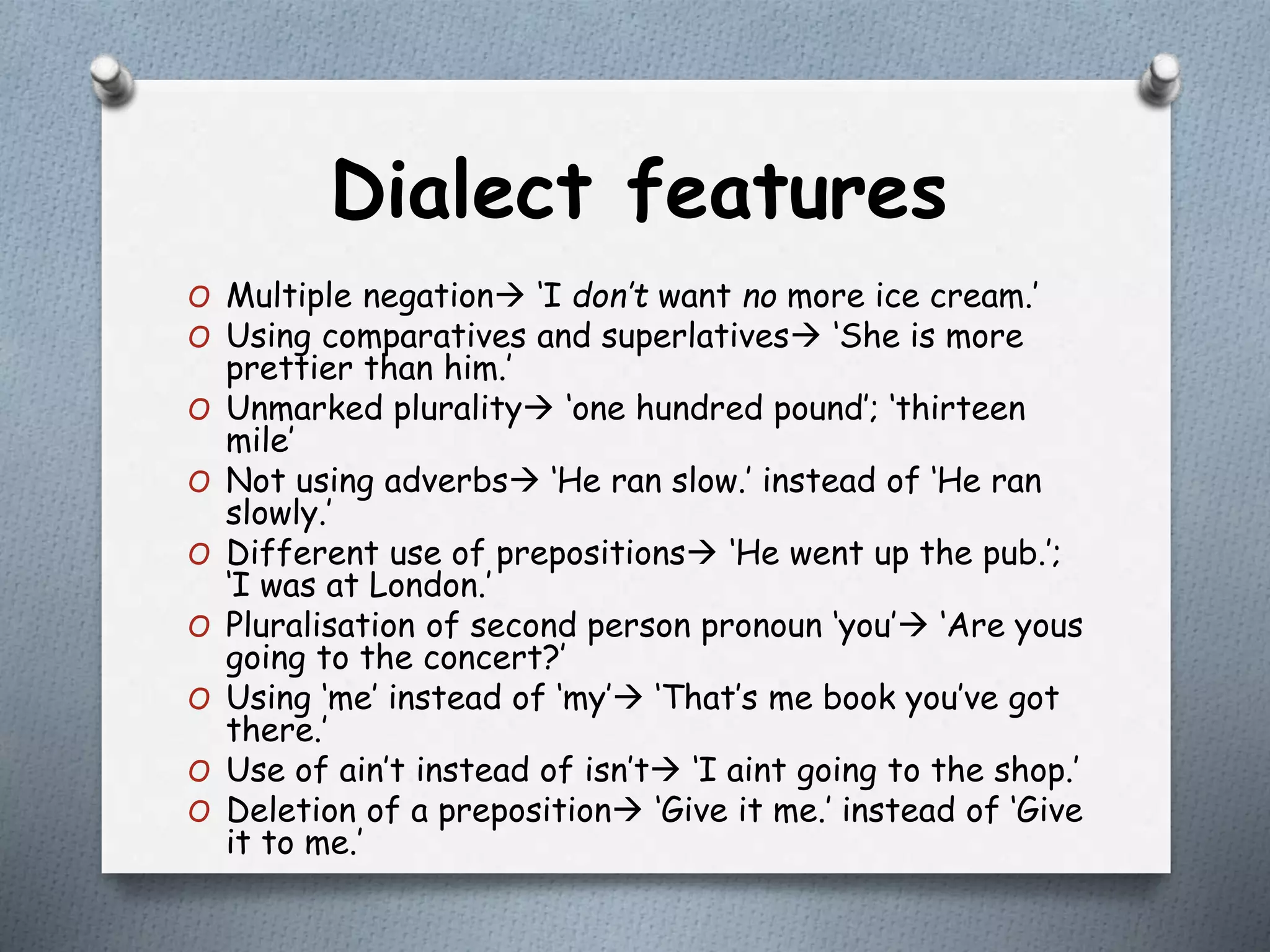 Accent and dialect | PPTX