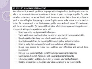 Accent neutralization | PPTX